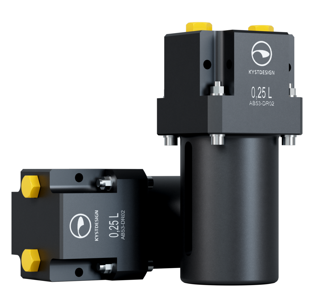 0,25 L Hydraulic Compensator — Kystdesign